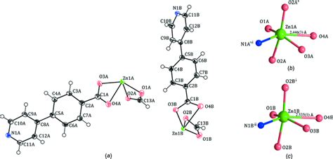 A The Asymmetric Unit Of I Showing The Atom Labelling Scheme Download Scientific Diagram