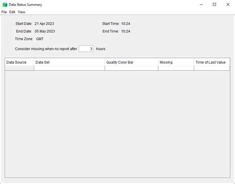 data status list