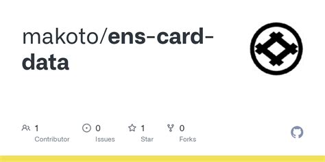 Github Makoto Ens Card Data