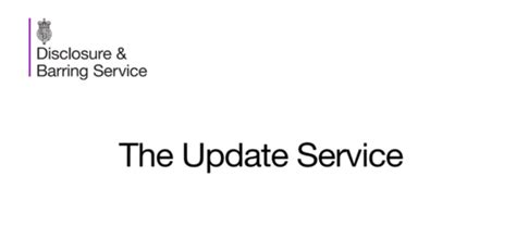 DBS Update Service The Basics Diocese Of Chichester Safeguarding
