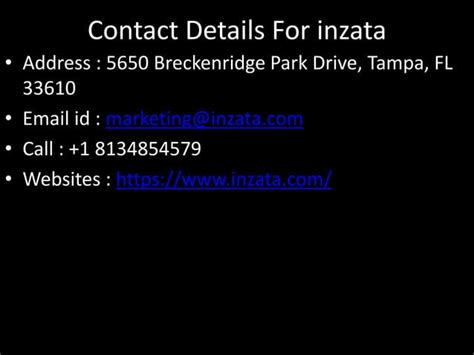 Inzata Data Analytics Tools Pptx