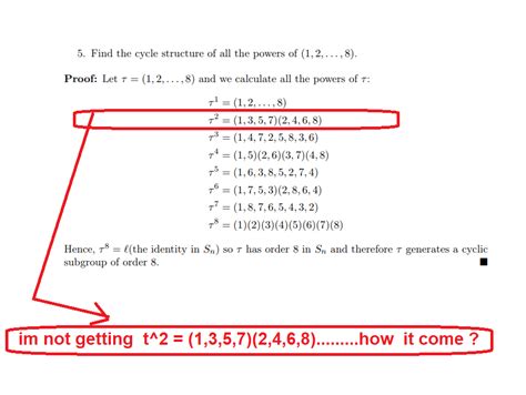 abstract algebra how τ 2 1 3 5 7 2 4 6 8 come