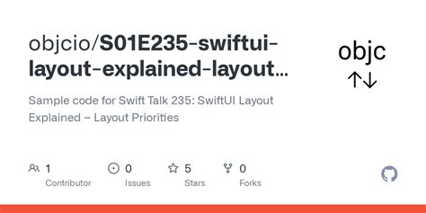 Github Objcios01e235 Swiftui Layout Explained Layout Priorities Sample Code For Swift Talk