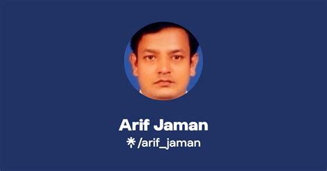 Arif Jaman Instagram Facebook Linktree