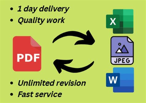 Convert Pdf To Word And Excel And Convert Picture To Pdf By Abdullah Amir Fiverr