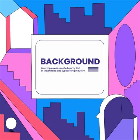 Premium Vector Psychedelic Shape Background