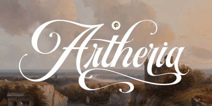 Fd Artheria Script Font Webfont Desktop MyFonts