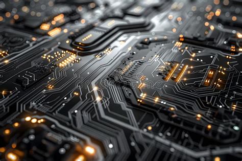 illuminated circuit board with complex wiring and luminous components