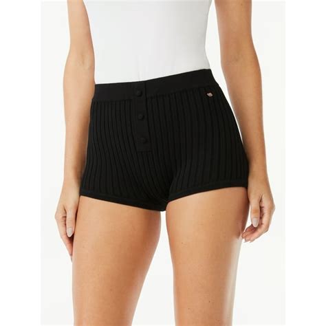 Sofia Intimates Contour Ribbed Shorts Knit Sleepwear