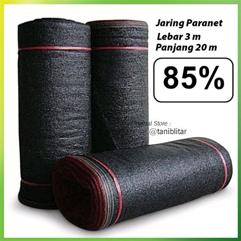 Jual Paranet Lebar 3 Meter 85% panjang 20 Meter | Shopee Indonesia