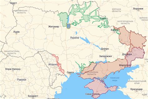 Напрямки нападу та розташування російських військ станом на вечір 27 08 22 — Teletype