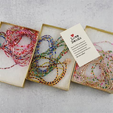 60s And 70s Love Beads Set Of 3 Camphill Village Store