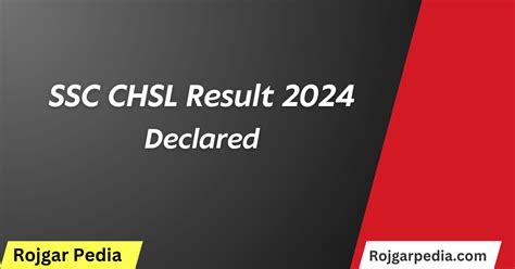 Ssc Chsl Result 2024