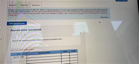 Solved Problem 8 2b Algo Record Notes Payable And Note
