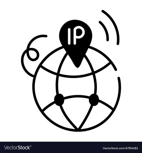 Ip Address Royalty Free Vector Image VectorStock