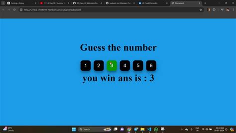 day 21 of 100daysofcode challenge number guessing game ravikant