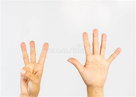 Hands Showing Number Eight Stock Image Image Of Numerals 321063009