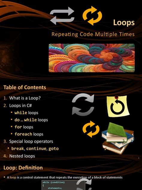 Repeating Code Multiple Times Loops Pdf Control Flow Computing
