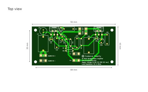 Cadence Twenty 20 Watt Bridged Amplifier