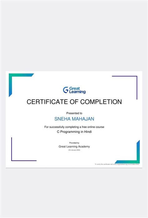 Sneha Mahajan On Linkedin Greatlearningacademy Greatlearning Glacertificate