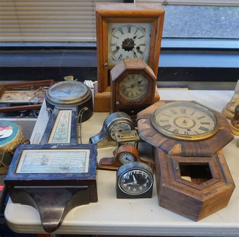 Lot Eight Assorted Clocks