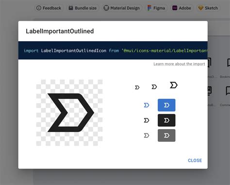 LabelImportantOutlined Has The Wrong Icon Issue Mui Material Ui GitHub