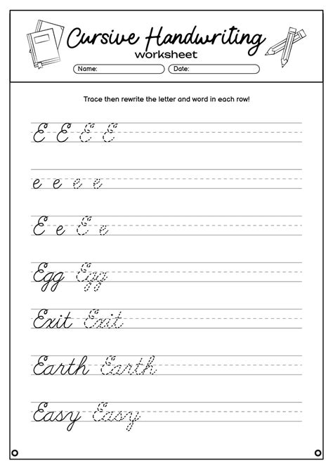 Cursive Word Practice Worksheets D Words Free Download And Print For You