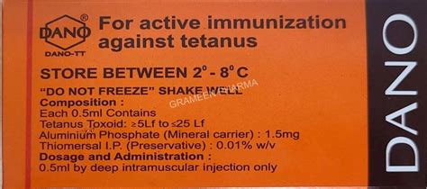 Tetanus Toxoid Multi Dose 50x5ml At ₹ 11 Piece In Mumbai Id
