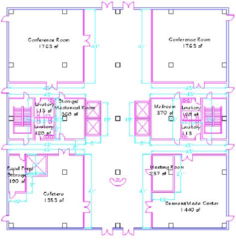 2 Story Office Building Floor Plans