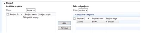 How To Use The Automatic Billing Rule For Projects In Microsoft Dynamics AX R And AX