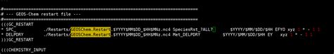 GCClassic Tagged CO HEMCO Config Rc GEOS Chem Restart Files Issues Issue
