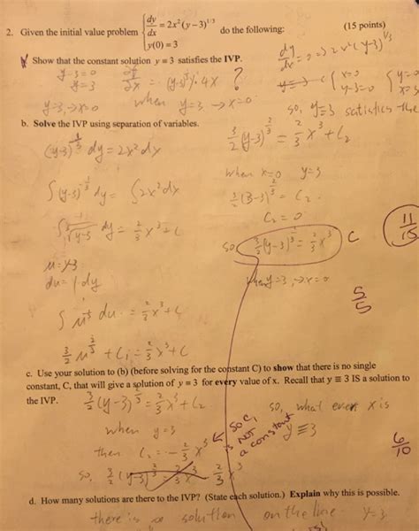solved given the initial value problem {dy dx 2x 2 y