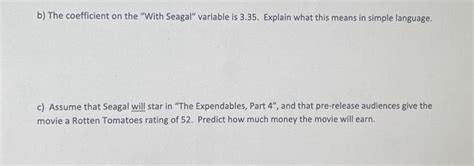 Solved Determine The Statistical Significance Of The Chegg
