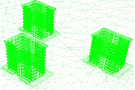 Wind Flow Around Three Building Cfd Simulation Ansys Fluent Training Mr Cfd