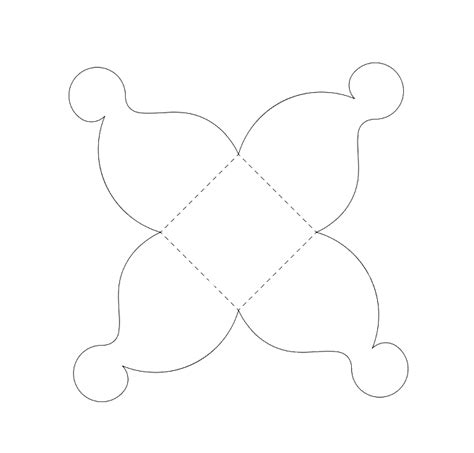 Шаблон коробочки из бумаги распечатать на а4