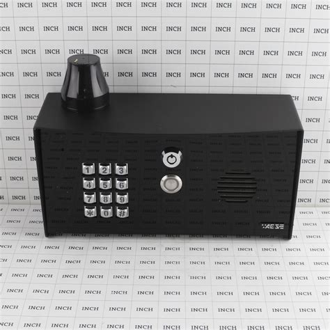 AES Cellcom PRIME7 Imperial Pedestal Mount 4G Cellular Intercom With Keypad PRIME7 PBK US