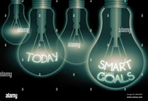 Handwriting Text Smart Goals Conceptual Photo Mnemonic Used As A Basis