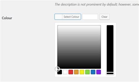 php color picker for taxonomy stack overflow