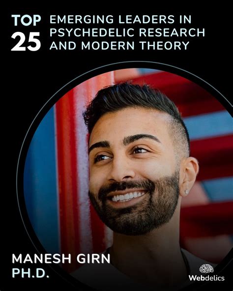 Honored To Be Listed As One Of The Top 25 Emerging Leaders In Psychedelic Research Among Such