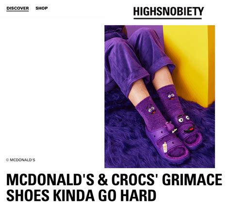 Mcd X Crocs — Pam Fujimoto Ecd