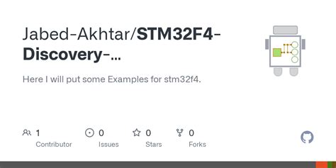GitHub Jabed Akhtar STM F Discovery Board Examples Here I Will Put Some Examples For Stm F