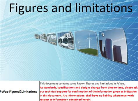 pcvue figures and limitations pcvue pcvue