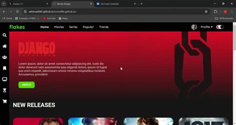 Ashirvad Patel On Linkedin Moviemania Webdevelopment Javascript