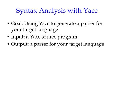 PPT Programming Exercise Syntax Analysis PowerPoint Presentation ID
