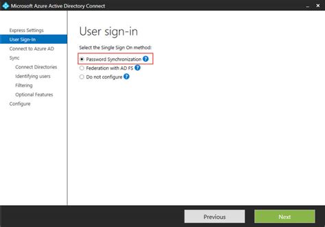 From Password Sync To Adfs Reset The State Of Azure Ad Connect