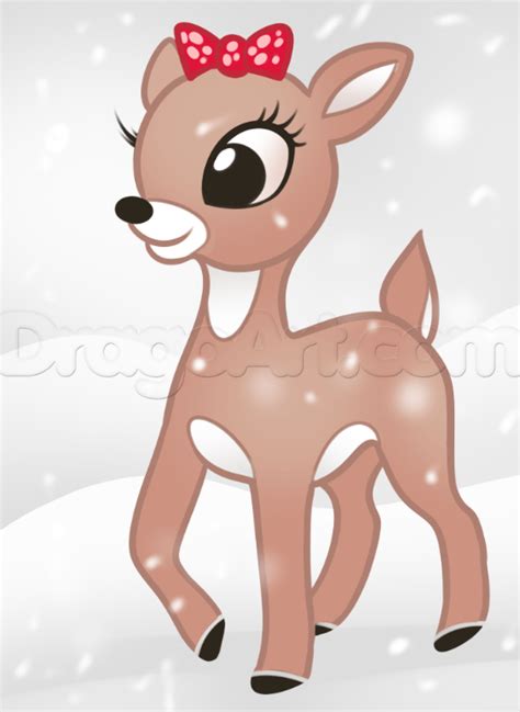Clarice Reindeer Drawing