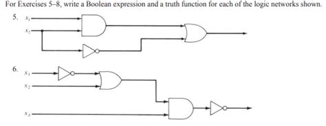 solved for exercises 5 8 write a boolean expression and a