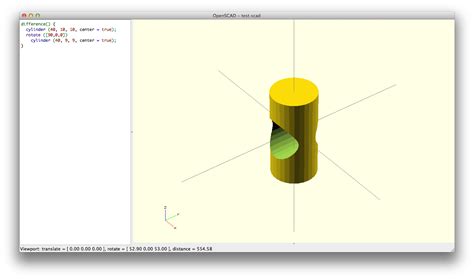 Difference Openscad Uitstekend