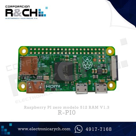 R Pi0 Raspberry Pi Zero Modelo 512 Ram V13 Electronica Randch