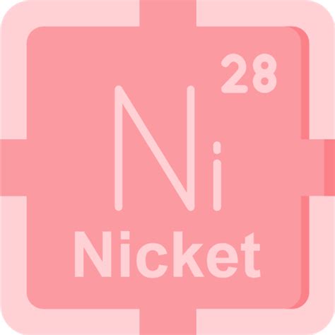 Nickel Preodic Table Elements Chemistry Science Elemtens Icon Download On Iconfinder